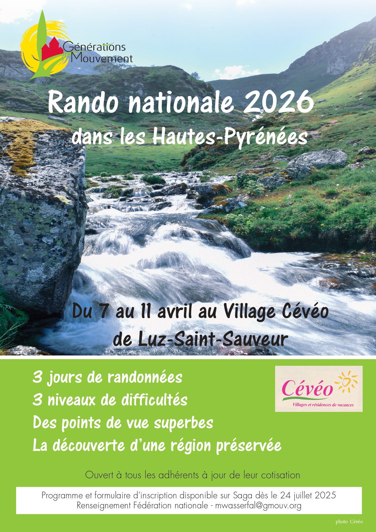 Marche Nationale - Fédération des Landes - Générations Mouvement